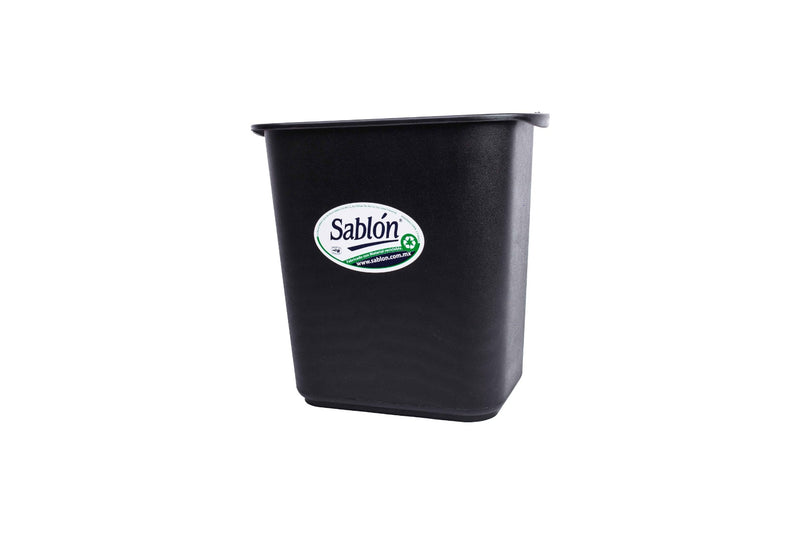 Cesto Rectangular Sablón Negro 8015NE de 13 litros – Du Papier