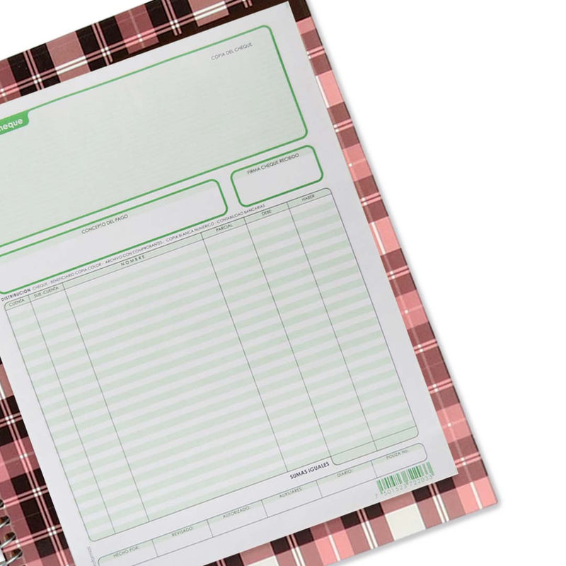Block cheque poliza Nassa carta ER0115. – Du Papier México