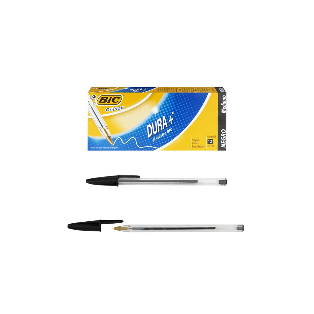 Bolígrafo Bic Cristal M-250 Punto Mediano. – Du Papier México