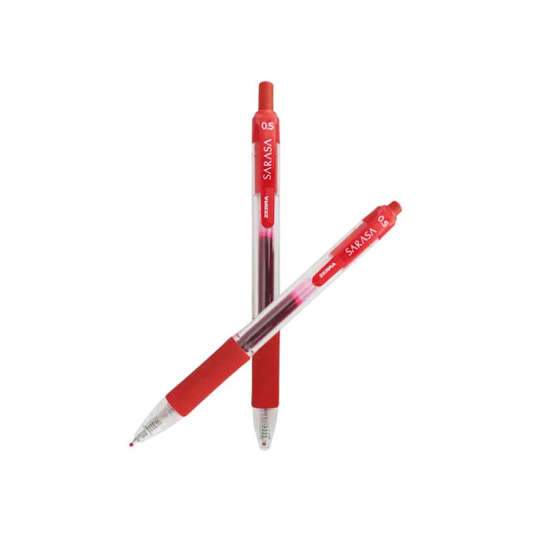 Bolígrafo Zebra Sarasa Rollerball Retráctil De Gel Punto Fino 8851