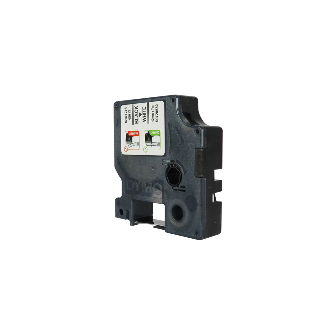 Cinta Dymo elec. 45013 negro sobre blanco 12 mm – Du Papier México