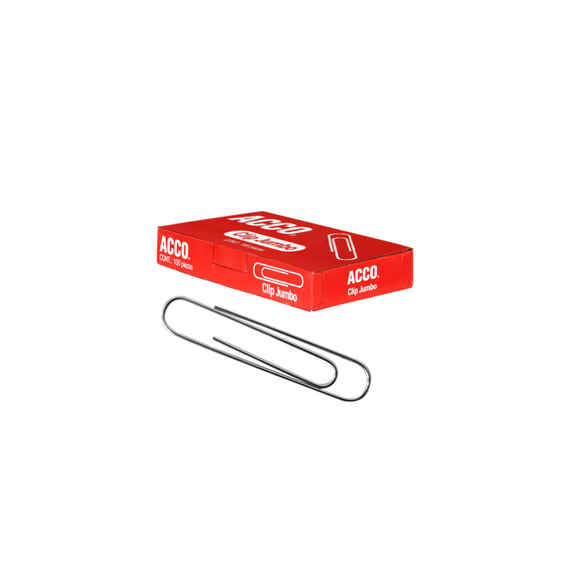 Clip jumbo Acco P1700 caja con 100 pzas. – Du Papier