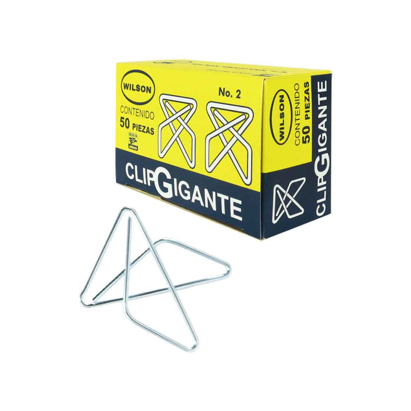 Clip mariposa número 2 caja con 50 pzas. – Du Papier