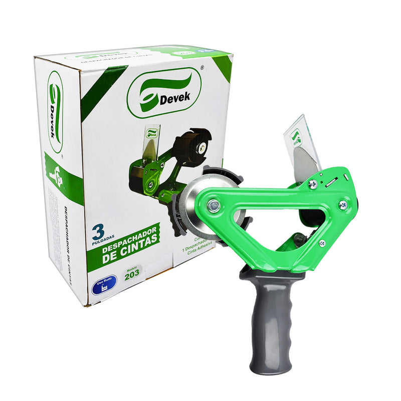 Despachador de cinta de empaque Devek 3" uso rudo mod. 203. – Du Papier ...