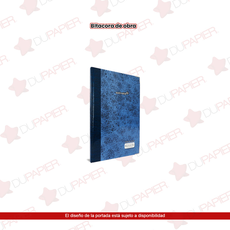 Libreta Bitácora de Obra Estrella 0469 de 96 hojas. – Du Papier México