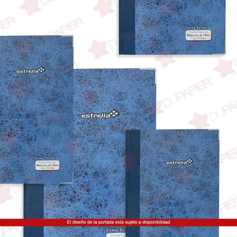 Libreta Bitácora de Obra Estrella 0469 de 96 hojas. – Du Papier México