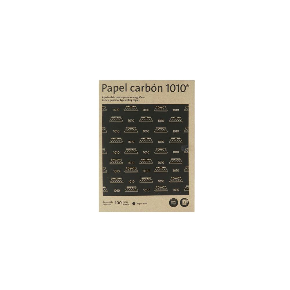Papel carbón 1010 carta negro caja con 100 hojas. – Du Papier México